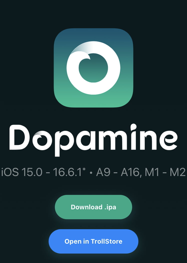 Dopamine 2.0来了，支持iOS 15-16.6！ - 晴雨技术笔记
